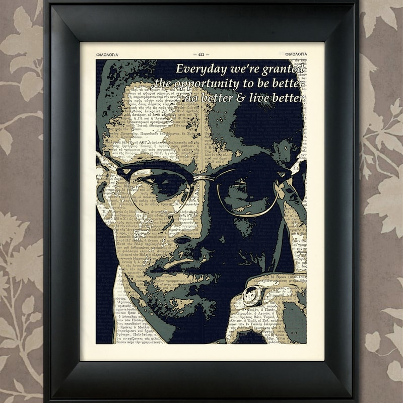 Malcom X - Etsy