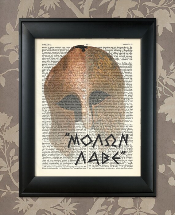Molon Labe Ancient Greek