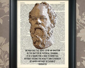 Socrates Quote Poster - Etsy