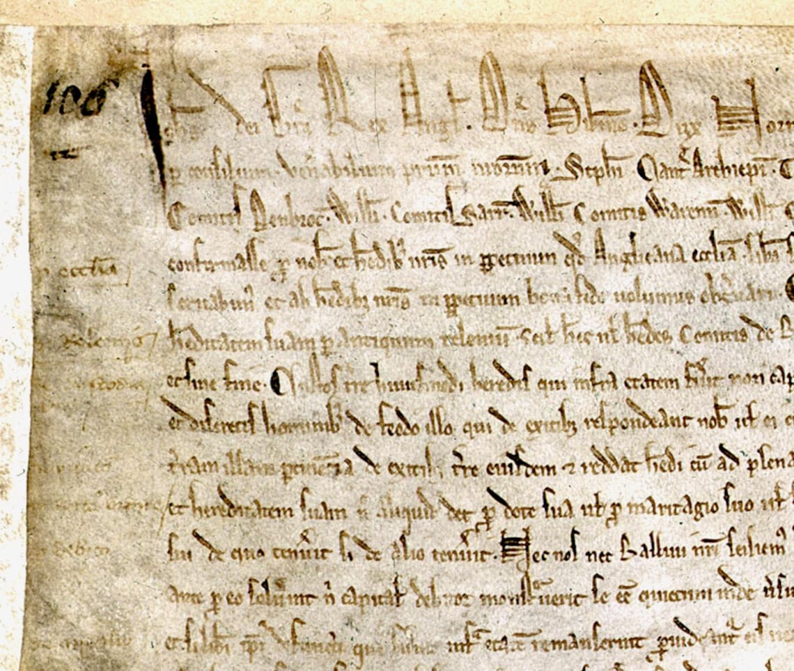 The Magna Carta, 1215, Historical Print, Historical Art, Historical ...