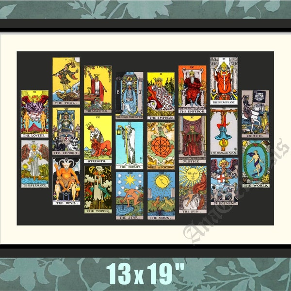22 Major Arcana Art Print - Etsy