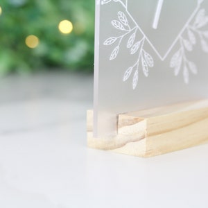 Table Number Wedding - Boho Acrylic Table Numbers - Outdoor Acrylic ...