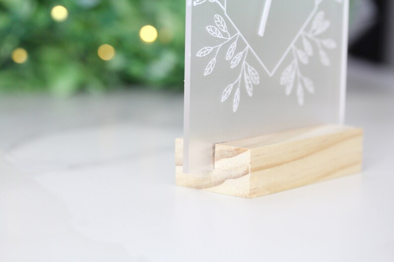 Table Number Wedding Boho Acrylic Table Numbers Outdoor | Etsy