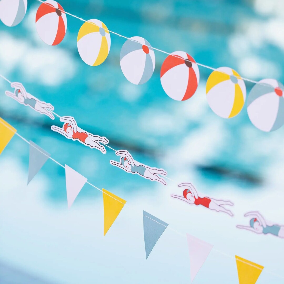 Lifeguard Party Decoration, Pool Baby Shower, Pool Party Decorations ...