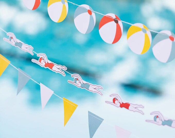 Lifeguard Party Decoration, Pool Baby Shower, Pool Party Decorations ...