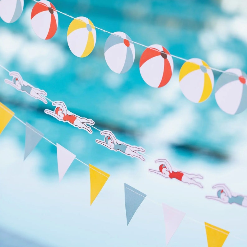 Lifeguard Party Decoration, Pool Baby Shower, Pool Party Decorations ...