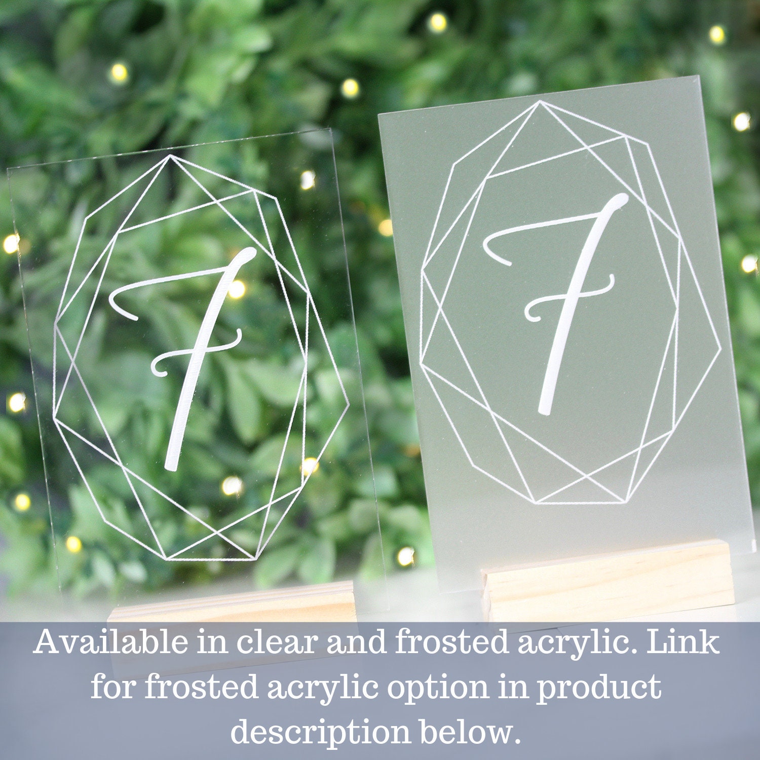 Geometric Acrylic Table Numbers Boho Wedding Sign Bohemian | Etsy