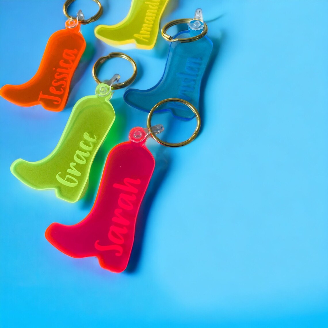 Bachelorette Personalized Name Keychain, Cowgirl Bachelorette Party ...