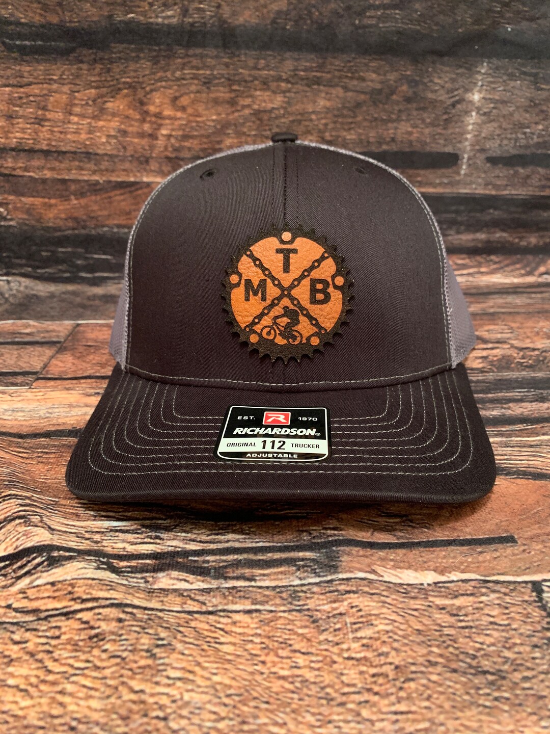 Mountain Biking Hat| Leather Patch Hat | Mountain Biker Hat | Mens Gift ...