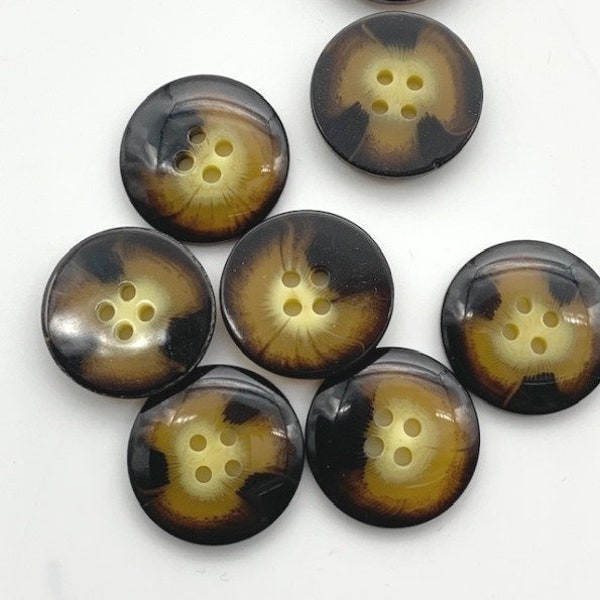 Tortoise Shell Buttons - Etsy