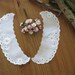 1 Pair of Small White Top Quality Cotton Embroidery Broderie - Etsy