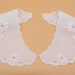 1 Pair of Small White Top Quality Cotton Embroidery Broderie - Etsy