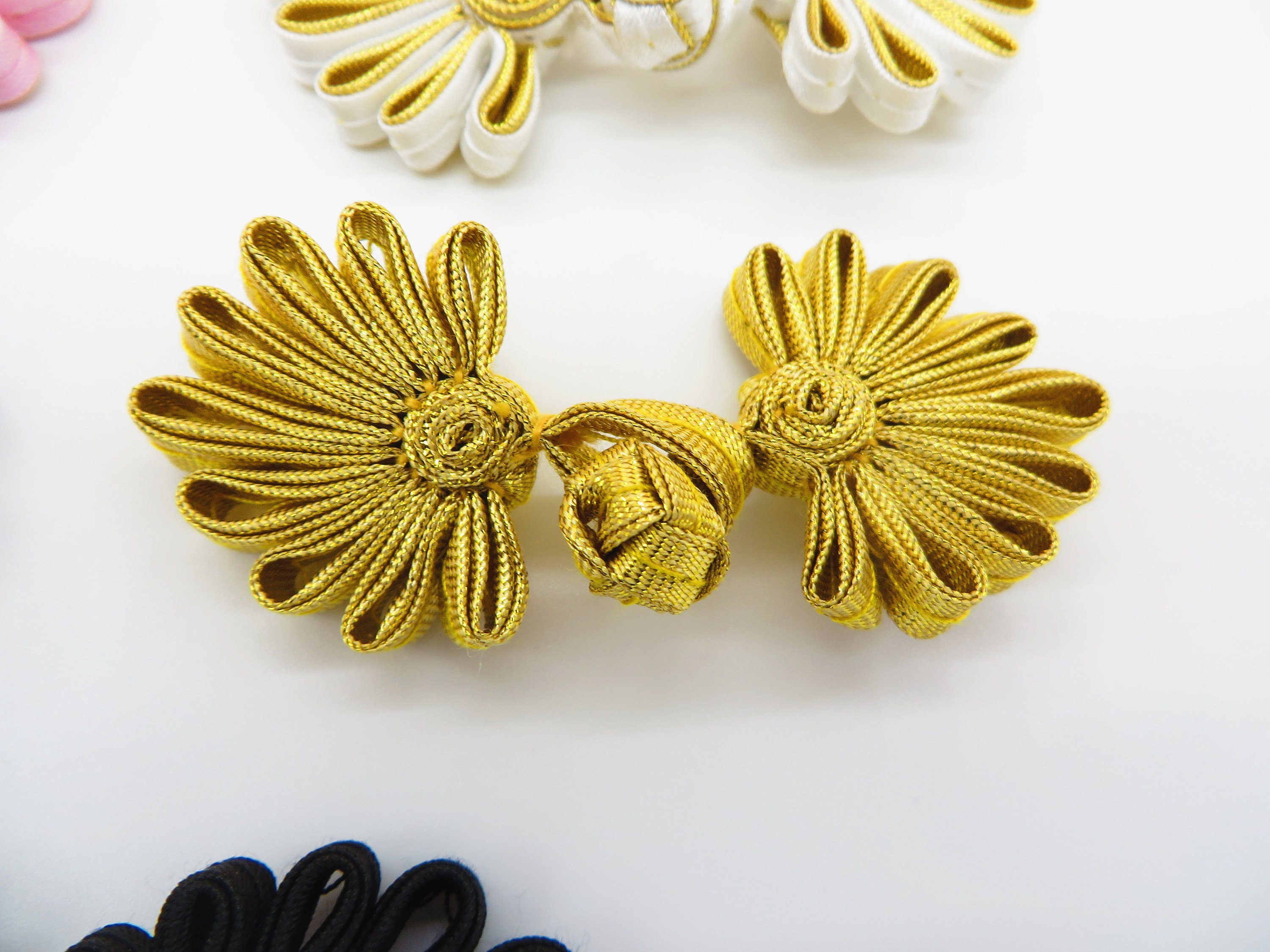 2 Sets of Hand-stitched Frog Fasteners Trims Choice of - Etsy UK