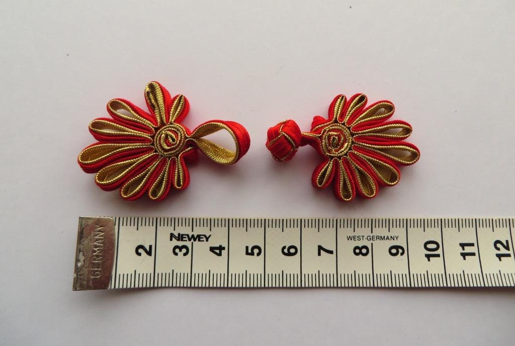 2 Sets of Hand-stitched Frog Fasteners Trims Choice of - Etsy UK