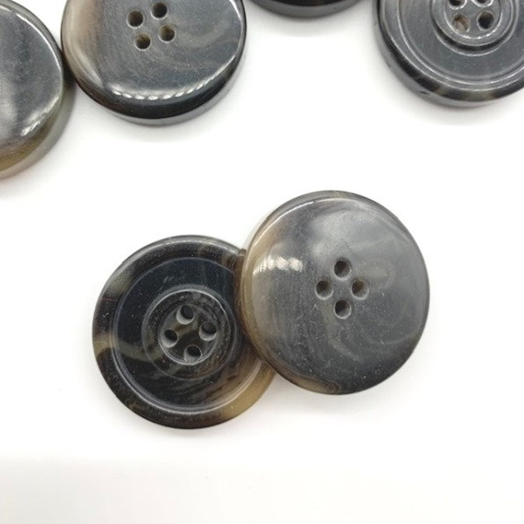 Fabulous Italian Mock Tortoise Shell Buttons, Dark and Light Browns ...