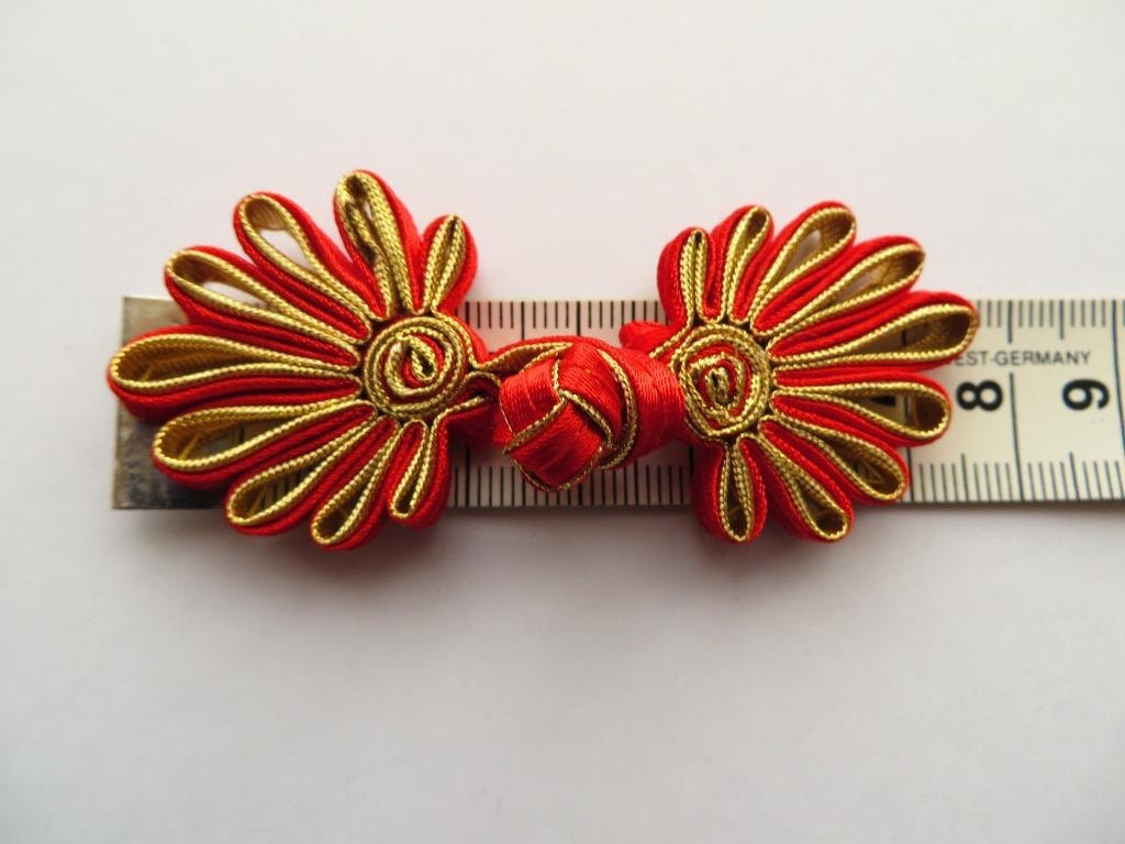 2 Sets of Hand-stitched Frog Fasteners Trims Choice of - Etsy UK