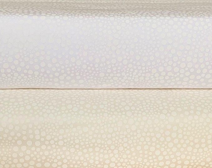 John Louden Tonal Fabric Paste Prints, White or Ivory per Metre ...