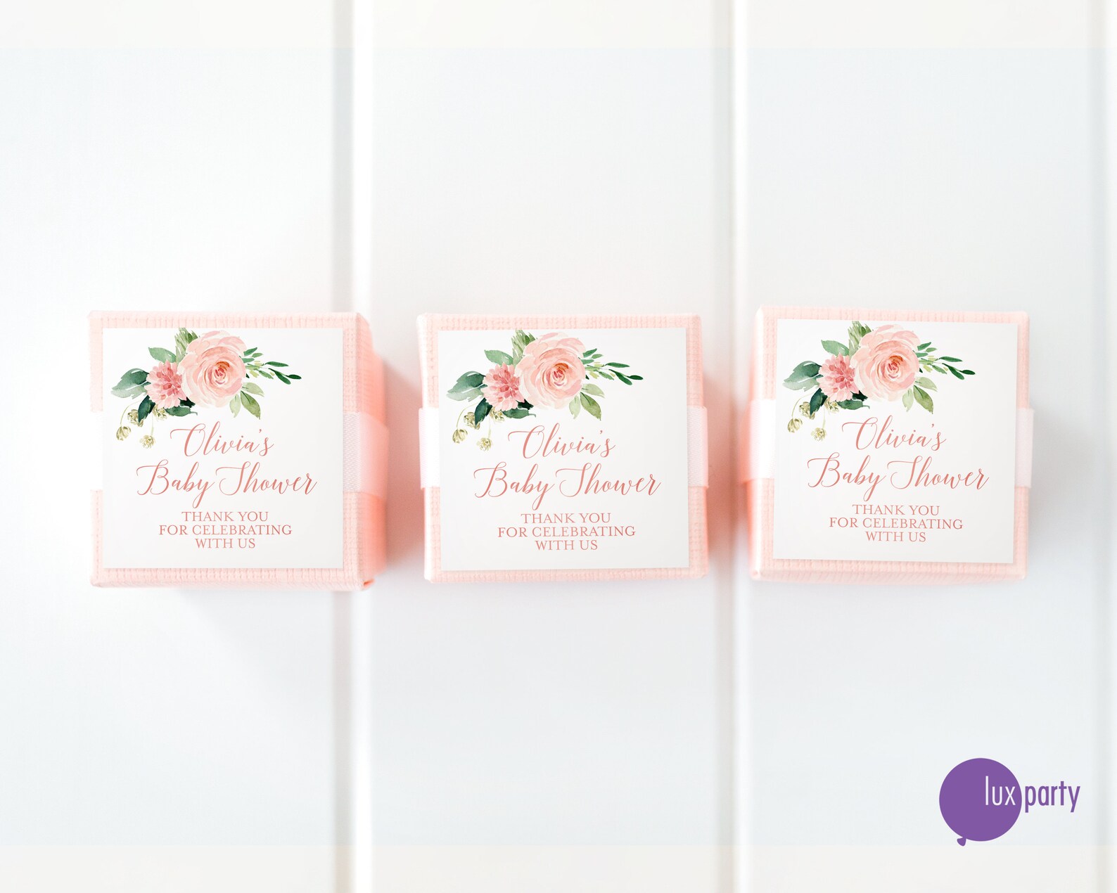 Printed Baby Shower Stickers Baby Shower Labels Personalized - Etsy