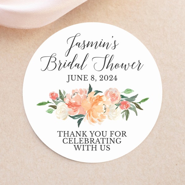 Bridal Shower Label - Etsy