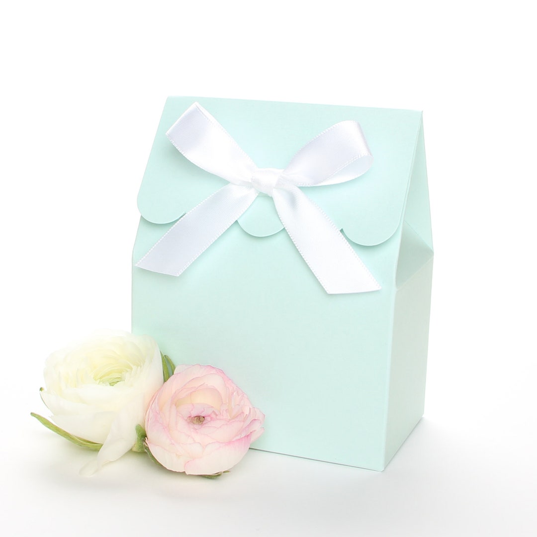 Favor Boxes, Blue Favor Boxes, Blue Favor Bags, Candy Buffet Box, First ...