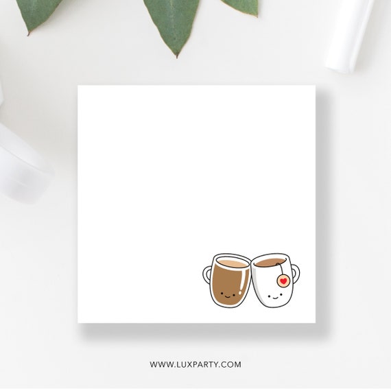 Kawaii Sticky Notes, Sticky Notes Coffee, Cute Sticky Notes, Fun Sticky ...