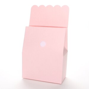 Pink Favor Boxes With Black Satin Bow, Party Candy Bags - Etsy