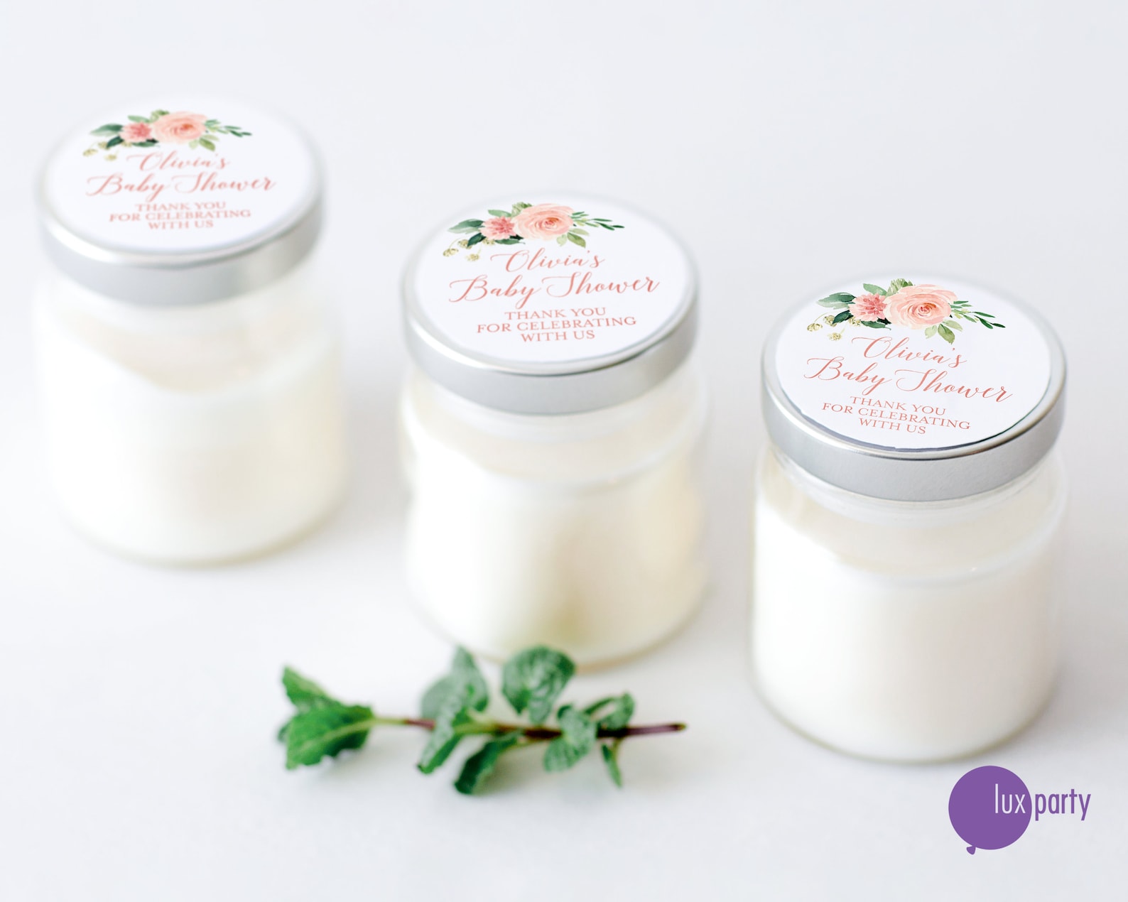 Printed Baby Shower Stickers Baby Shower Labels Personalized - Etsy