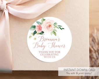 Baby Shower Labels | Etsy