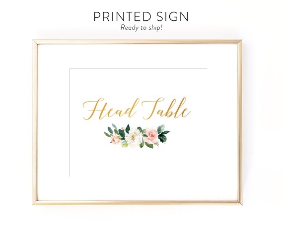 Head Table Sign, Head Table Wedding, Head Table Decor, Head Table ...