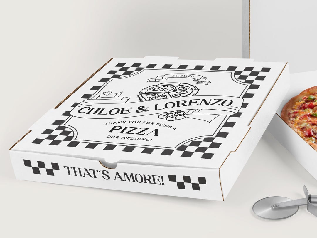 Custom Pizza Boxes, Pizza Box With Logo, Pizza Box Party Favors, Pizza ...