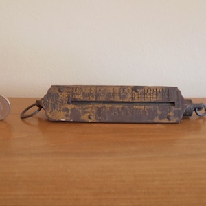Vintage Salter Letter Spring Balance/hanging Postal Scales. Nicely Aged ...