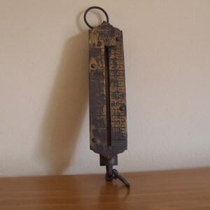 Vintage Salter Letter Spring Balance/hanging Postal Scales. Nicely Aged ...