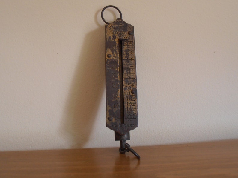 Vintage Salter Letter Spring Balance/hanging Postal Scales. - Etsy