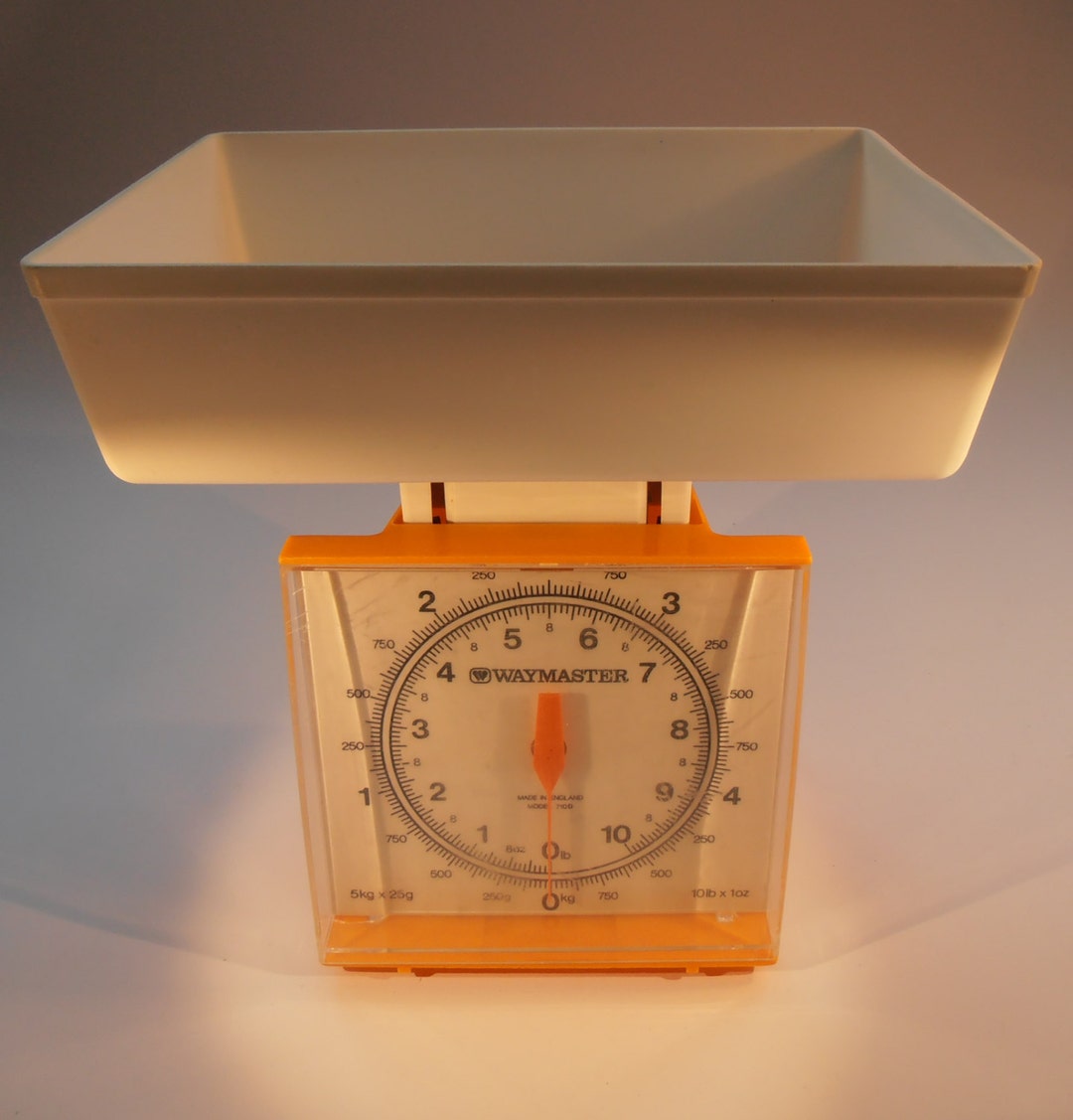 Retro Vintage Kitchen Scales. 1970s 'waymaster' Orange. Vintage ...
