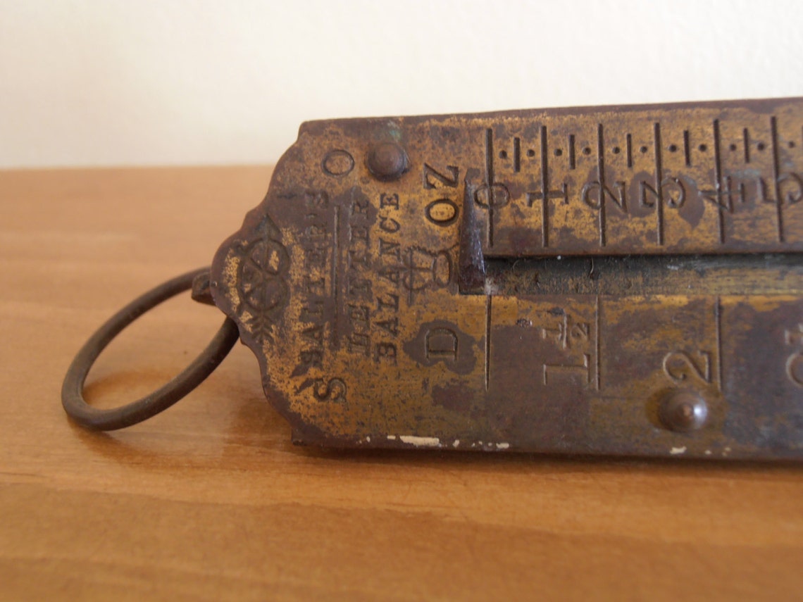 Vintage Salter Letter Spring Balance/hanging Postal Scales. - Etsy