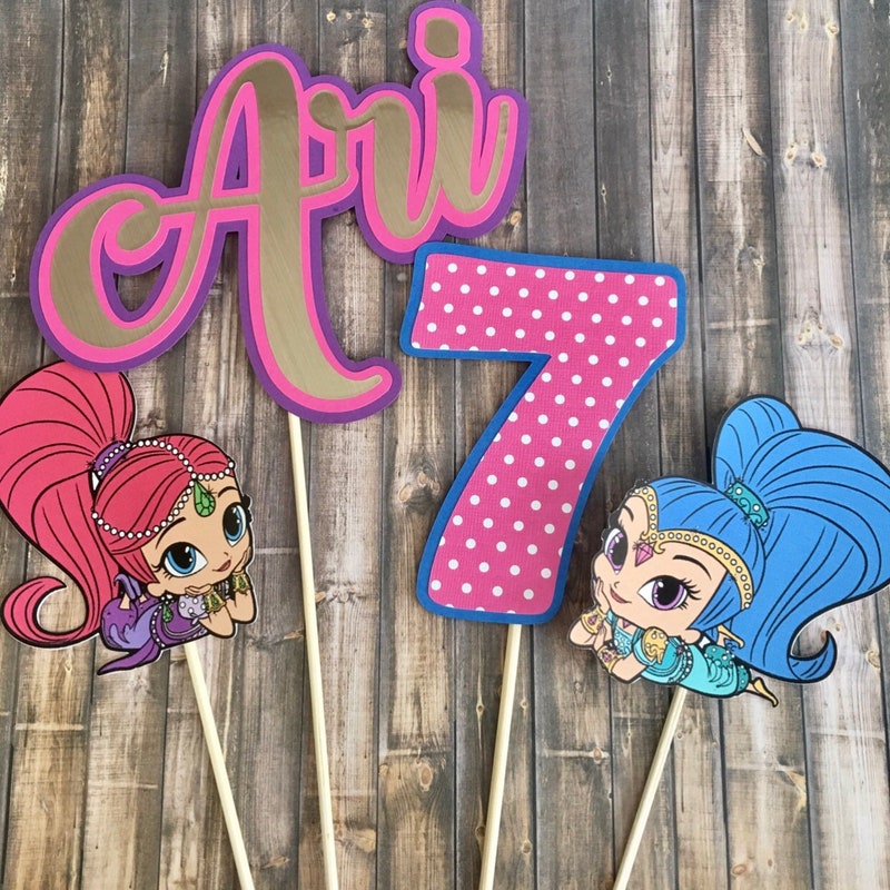 Shimmer and Shine Cake Topper - Etsy