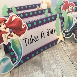 Little Mermaid Food Labels - Etsy