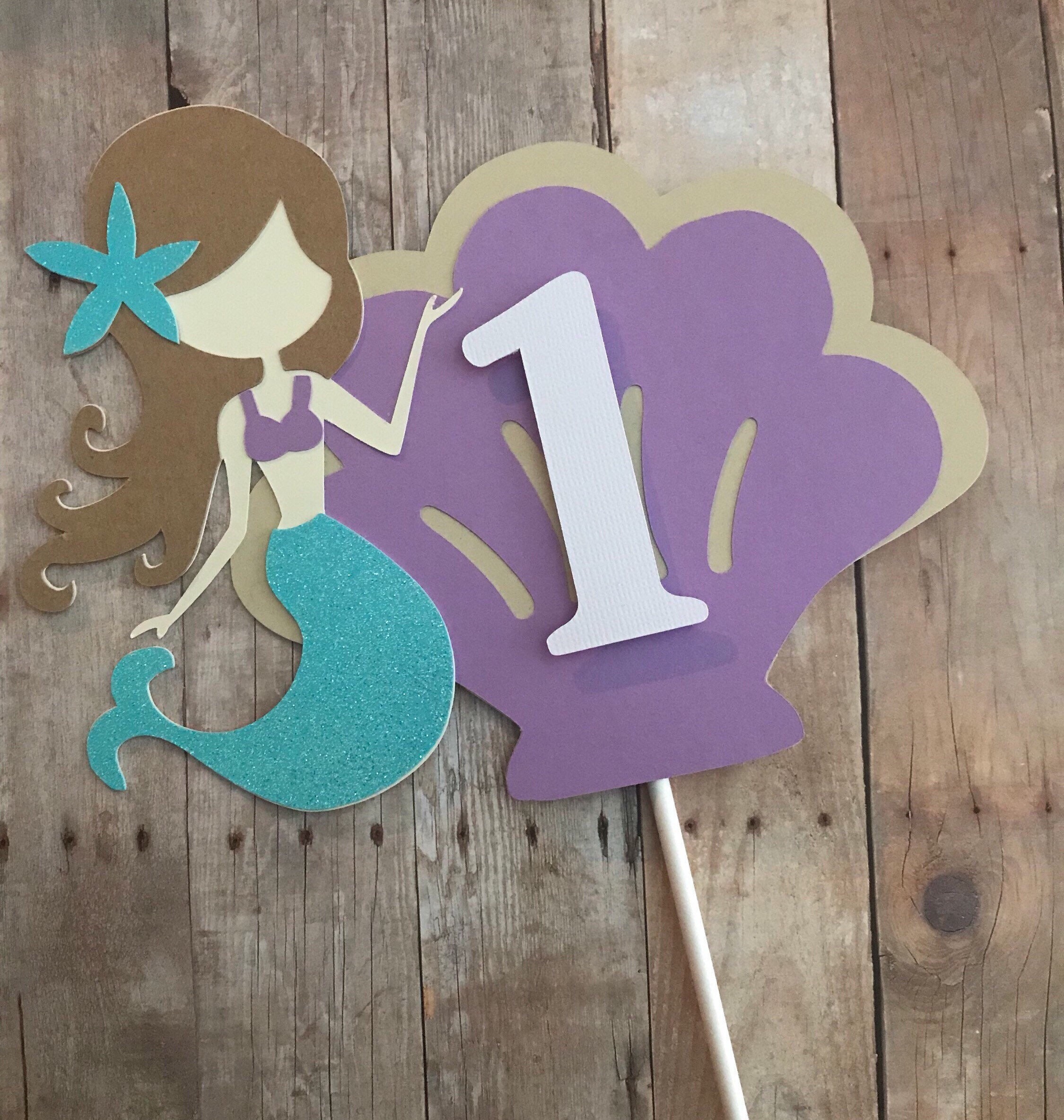 Mermaid Cake Topper - Etsy