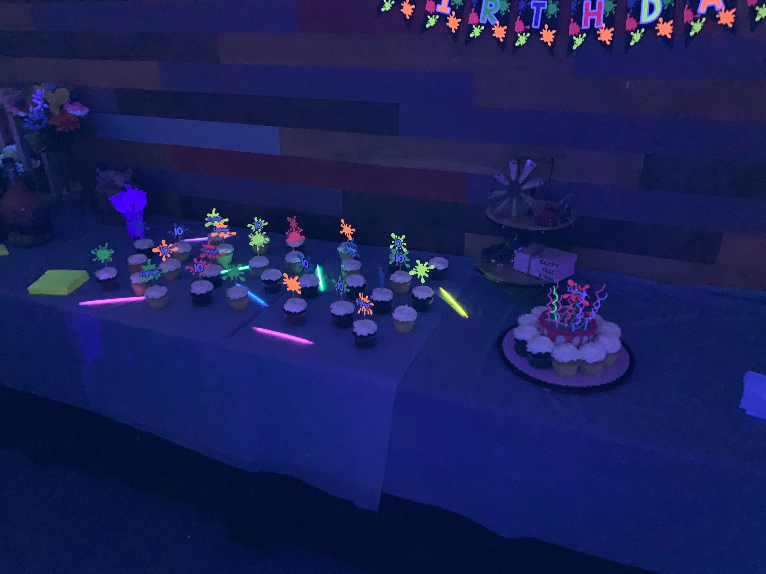 GLOW Party Banner - Etsy