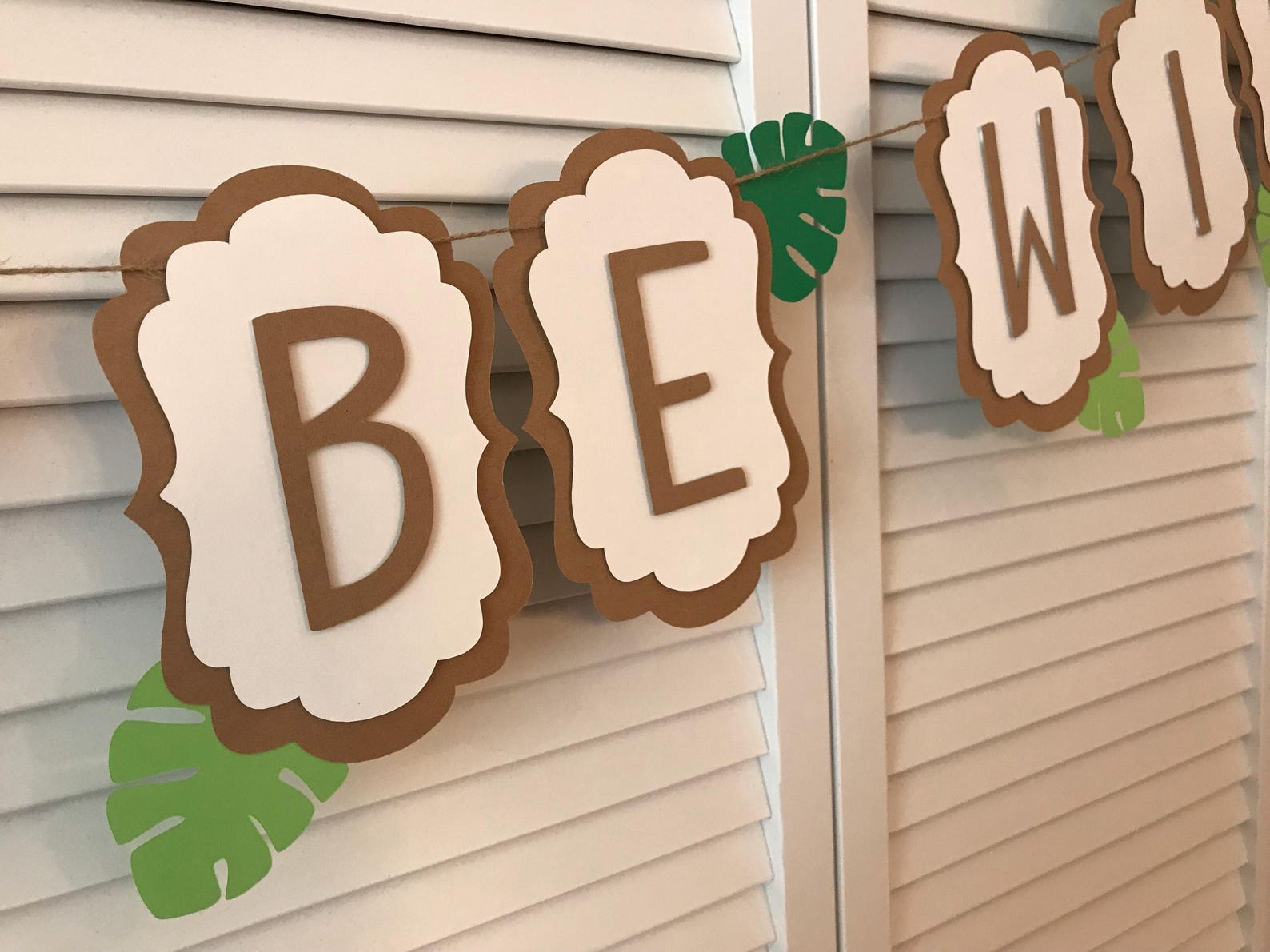 Jungle Party Banner - Etsy