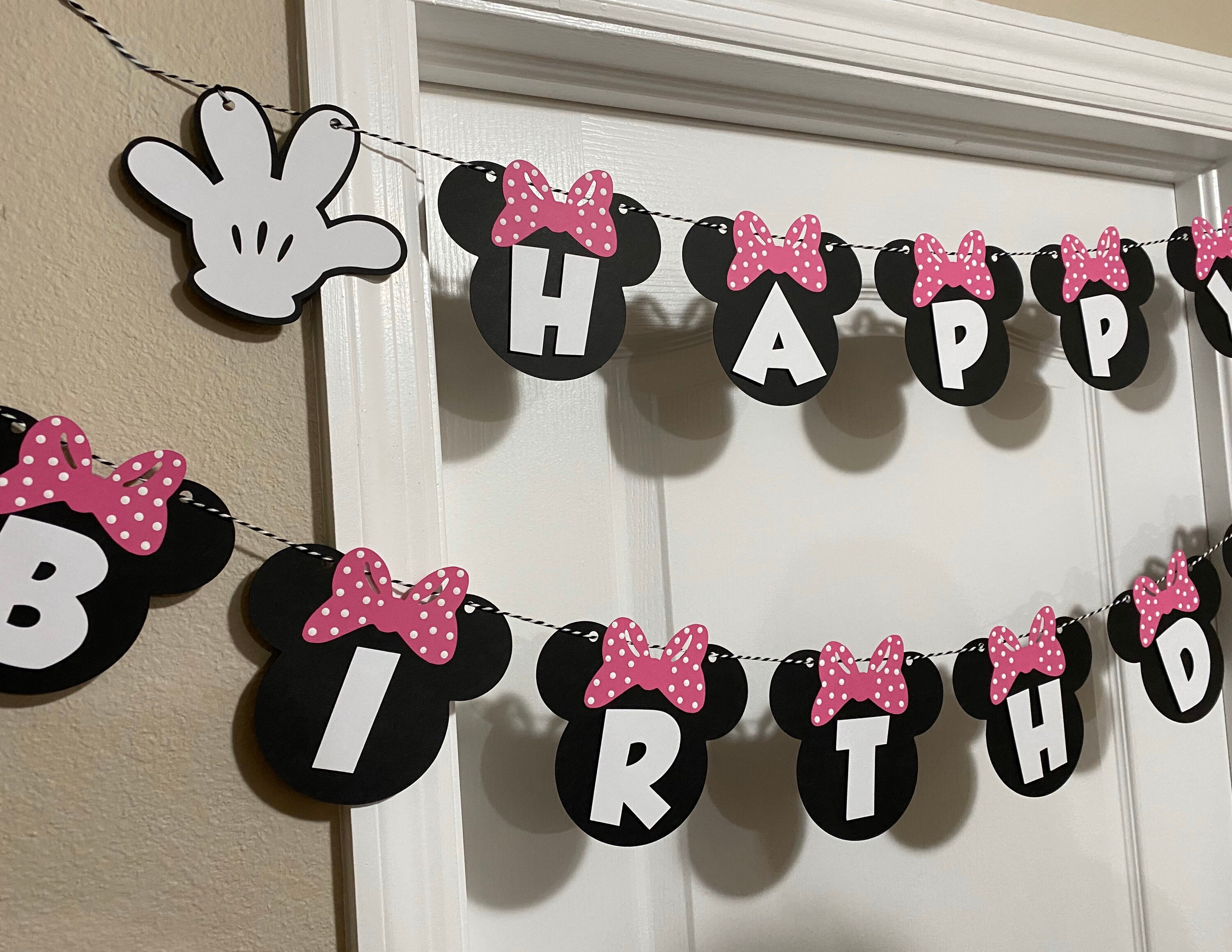 Minnie Mouse Banner - Etsy