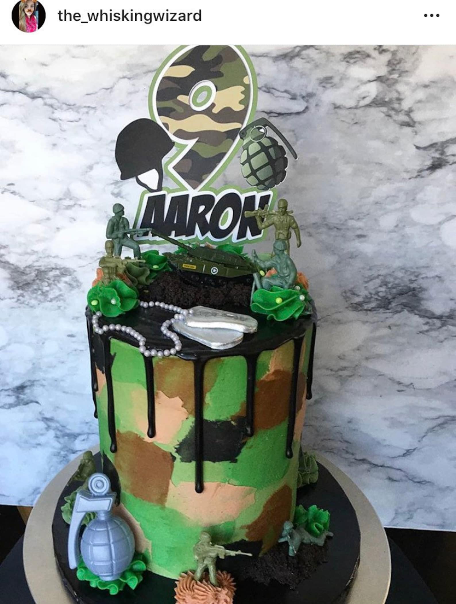 Army/camo Cake Topper - Etsy