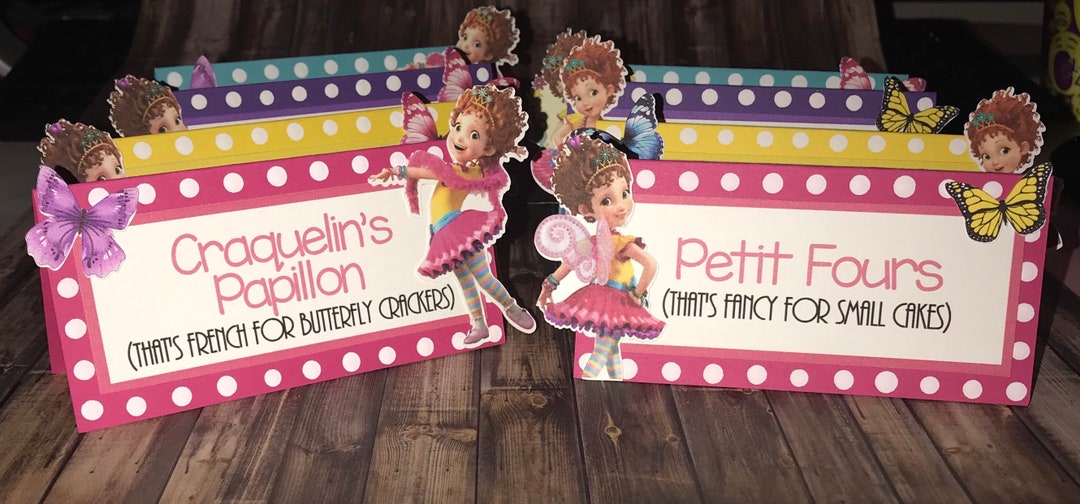 Fancy Nancy Food Labels - Set of 8 - Etsy