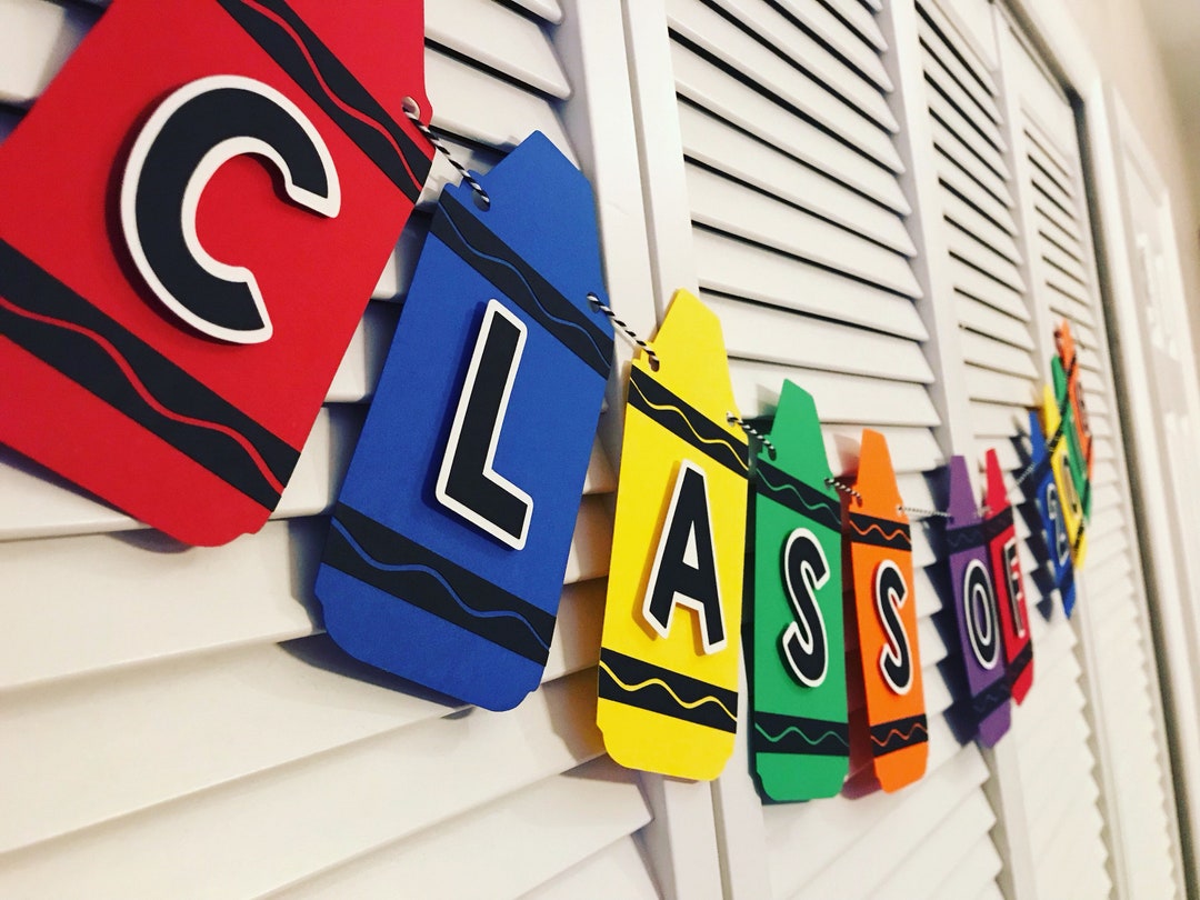 Crayon Banner - Etsy