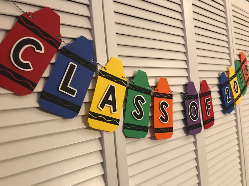 Crayon Banner - Etsy
