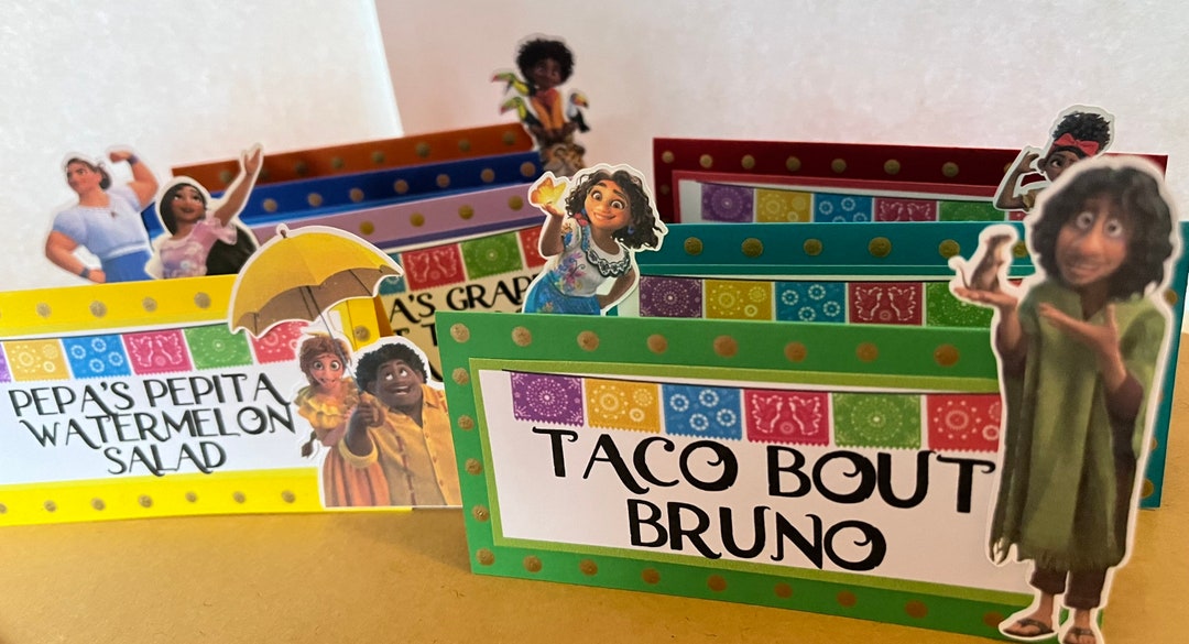 Encanto Inspired Food Labels-set of 8!! - Etsy