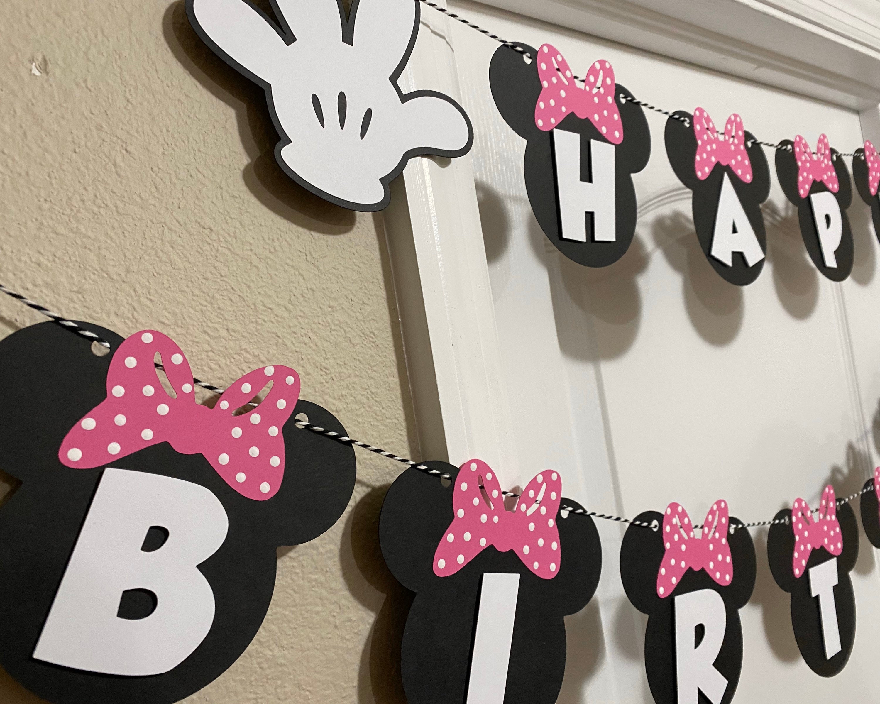 Minnie Mouse Banner - Etsy