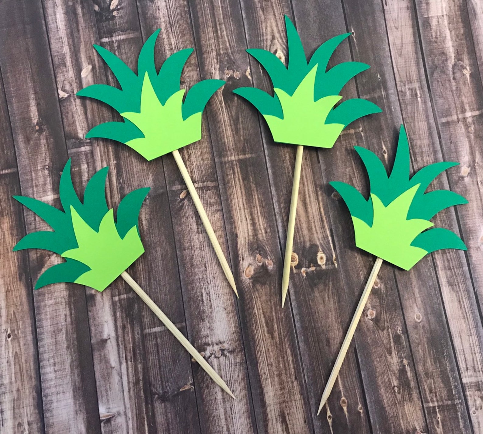 Pineapple Cupcake Toppers - Etsy