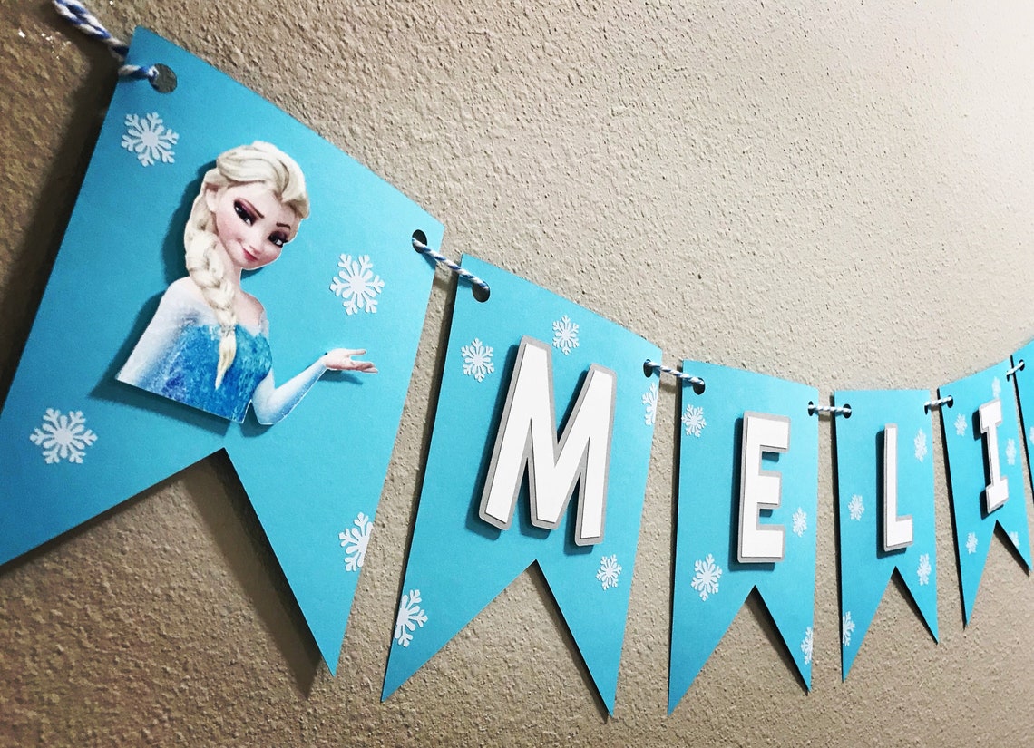 Frozen Inspired Banner - Etsy