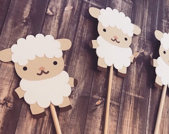 Sheep Lamb Ears Headband Birthday Party Favors Supplies Costume Photo ...